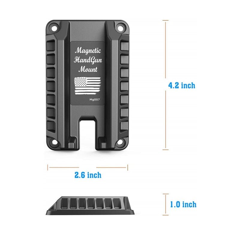 QuickDraw™ Magnetic Handgun Mount – Slide-to-Rack Pistol Access for Ve ...