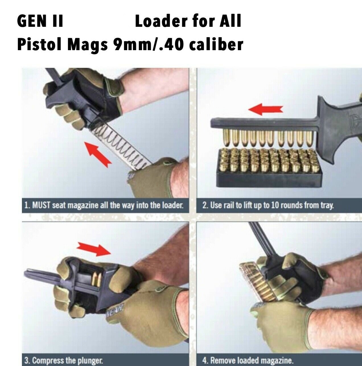 QuickLoad™ Tactical Speed Loader – Fast, Universal Mag Loader for AR ...